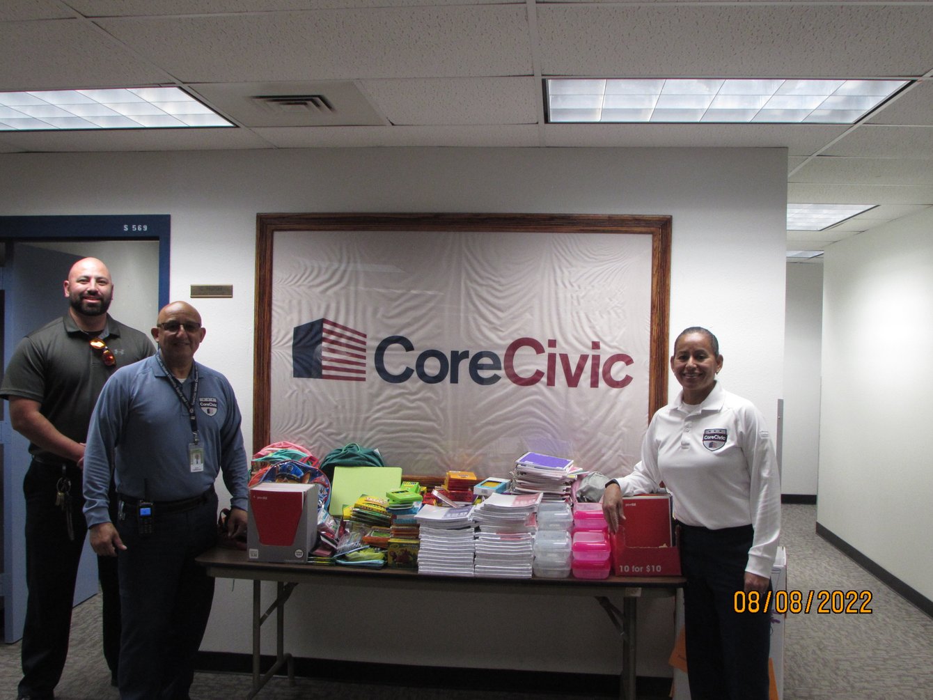 Giving Back: CoreCivic Facilities Donate Supplies to Local Schools and ...